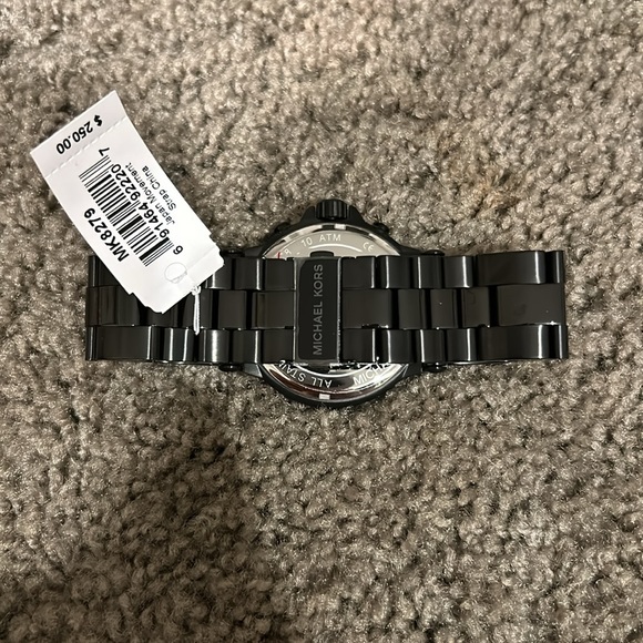 Michael Kors | Accessories | New In Box Mens Black Michael Kors Watch ...